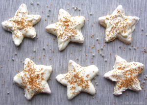 Gold Star White Chocolate Cookies- A Bite of Inspiration Food Blog